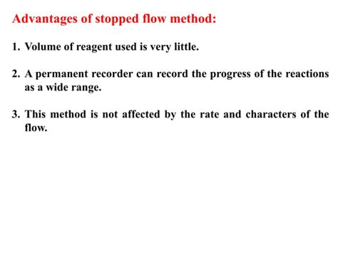 Determining The Rate Of A Chemical Reactionstopped Flow Techniques Pptx