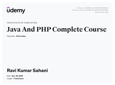ravi kumar sahani on linkedin udemy course completion certificate