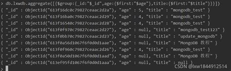 mongodb 探索阶段[通俗易懂] 腾讯云开发者社区 腾讯云
