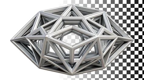 Complex White Lattice Structure Stock Illustrations 1672 Complex