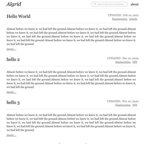 Starters Gridsome 中文网