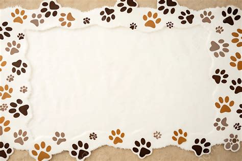 Paw Print Border
