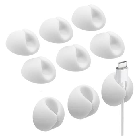 Wen Cable Fixer Adhesive Cable Clamp Used For Cable Management Mobile Phone Charger 9pcs