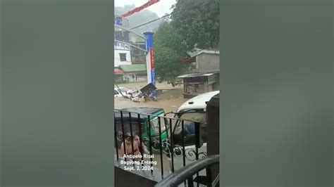 Bagyong Enteng Update 10 02 2024 Baha Sa Amin Antipolo Rizal Youtube