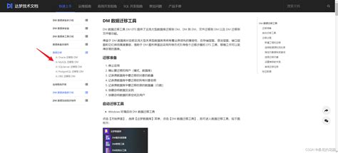 达梦数据库迁移工具官方指南 csdn博客
