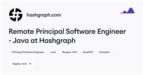 Hashgraph Hiring Principal Software Engineer Java • Remote Work From Home Himalayas