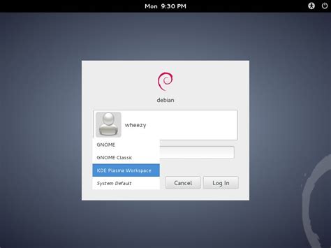 Debian Wheezy KDE Desktop Environment Server World
