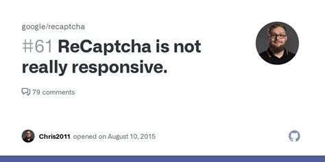 ReCaptcha Is Not Really Responsive Issue Google Recaptcha GitHub