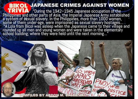 Jr Abdon Balde The Sexual Slavery During The Japanese