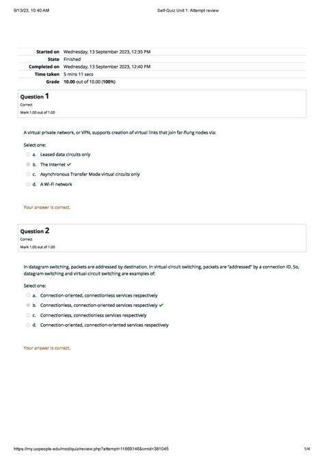 self quiz unit 1 attempt review started on wednesday 13 september 2023 12 35 pm state