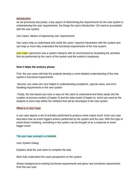 chapter 4 use case analysis pdf use case system
