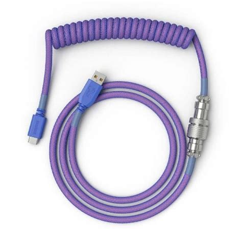 Glorious Pc Gaming Race Coiled Keyboard Cable Nebula Gata 1417