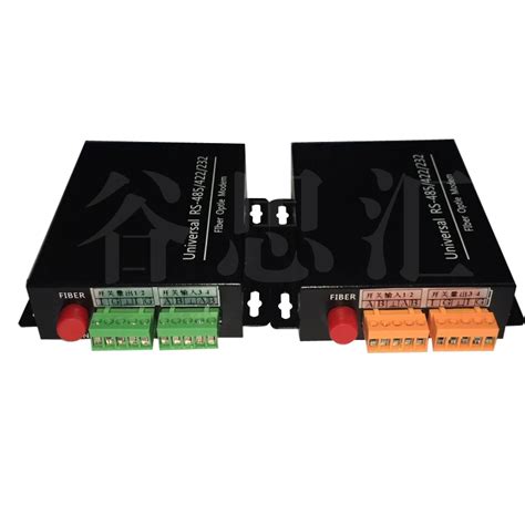 Pair Channel Bi Directional Digital Switch Sensor Signal Input Output By Optical Fiber Optic