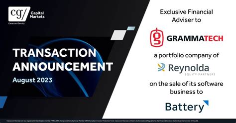canaccord genuity global capital markets on linkedin grammatech