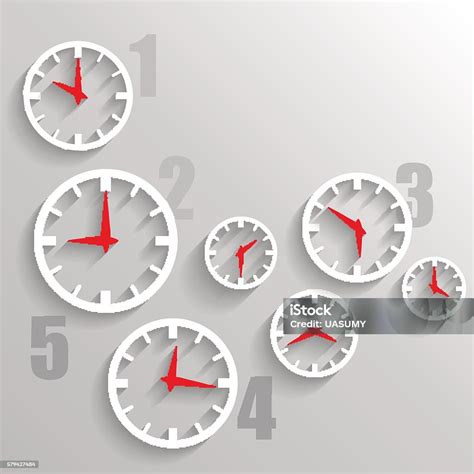 종이 시계 다이얼이 3d 기술을 그래픽 배경 0명에 대한 스톡 벡터 아트 및 기타 이미지 0명 3차원 형태 기하 도형 Istock