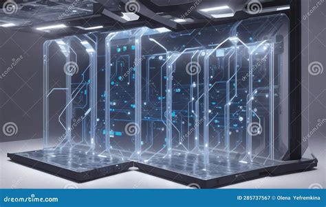 invented artificial intelligence processor stock image image of