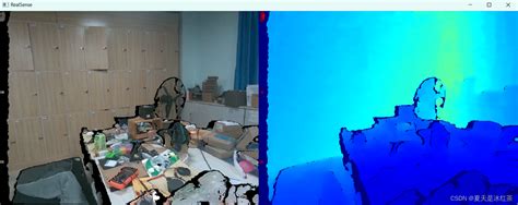 D455相机rgb与深度图像对齐，缓解相机无效区域的问题 技术栈
