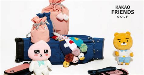 카카오 Vx 골프용품 브랜드 카카오프렌즈 골프 공식 론칭