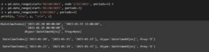 Pandas Date Range Return A Fixed Frequency DatetimeIndex AskPython