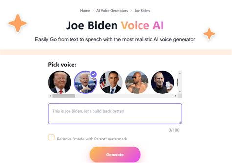Review Of 5 Joe Biden Text To Speech Voice Generator Clarifyhow