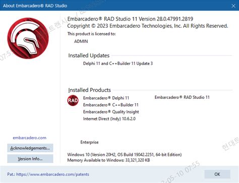windows vcl application delphi target platforms windows 64bit에서 run시