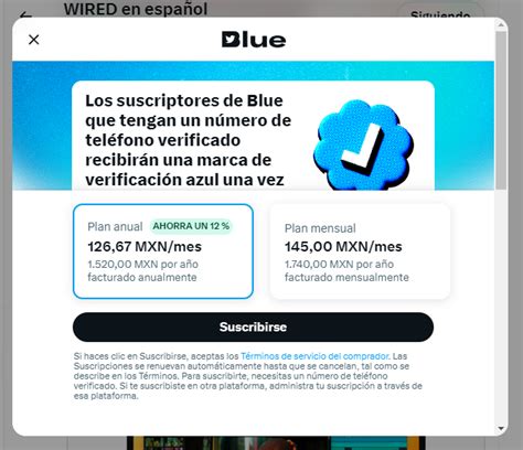 Twitter Blue Llega A M Xico Precios Y Caracter Sticas Wired