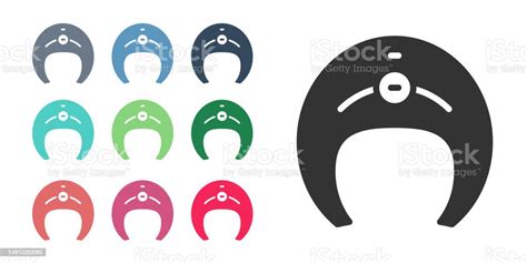 흰색 배경에 고립 된 검은 물고기 스테이크 아이콘 다채로운 아이콘을 설정합니다 벡터 건강한 생활방식에 대한 스톡 벡터 아트 및 기타 이미지 건강한 생활방식 건강한