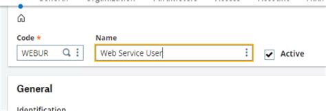 how to create a web service specific user profile sage x3 support