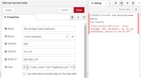 Flashing A Hue Light In Red With Node Red Node RED Home Assistant Community