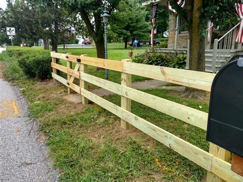 How To Build A Three Rail Wood Fence At Gina Stach Blog