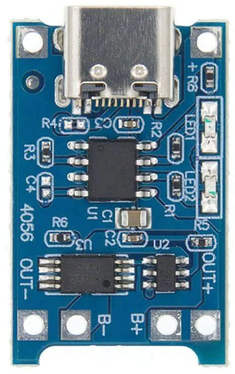 Modulo Tp4056 Tipo C Ec Robotics