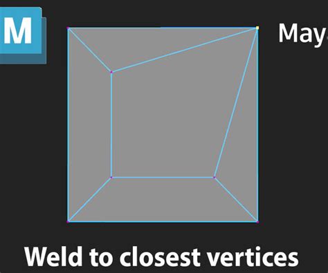 artstation weld to closest vertices for maya resources