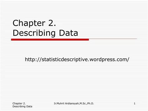 Ppt Chapter 2 Describing Data Powerpoint Presentation Free Download