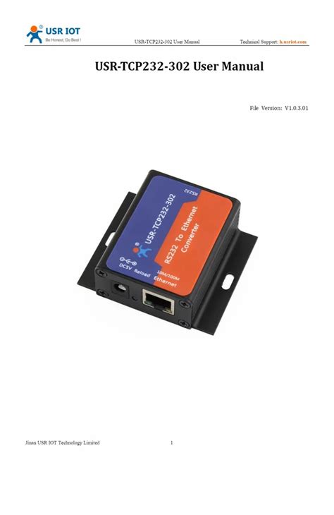 Usr Tcp232 302 1 Port Rs232 To Ethernet Converter Power Adapter Included At ₹ 2062 Piece