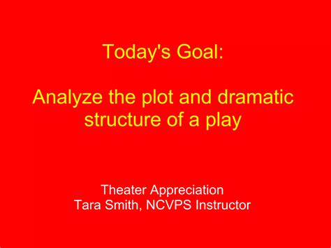 Analyzing Plot Structure Ppt