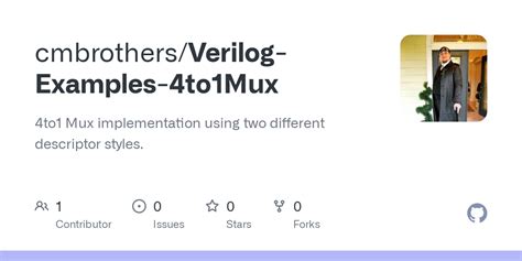 Github Cmbrothersverilog Examples 4to1mux 4to1 Mux Implementation