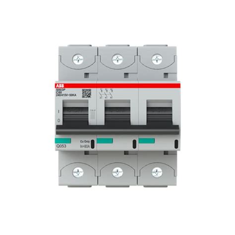 2ccg001232r0001 Abb Abb High Performance S800n Mcb 3p 80a Curve C