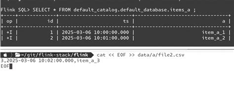 Joining Two Streams Of Data With Flink Sql