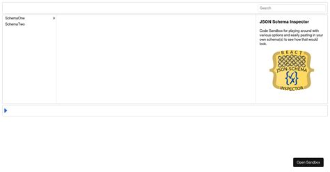Json Schema Inspector Playground Codesandbox