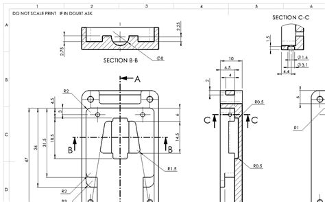 Engineering Drawings Cube3