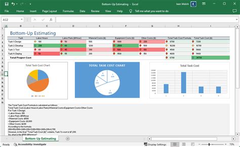 Excel Estimating Templates