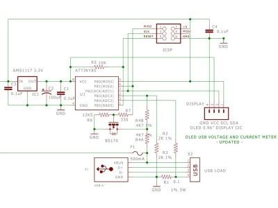 OLED USB Voltage And Current Meter UPDATED Elektor LABS Elektor Magazine