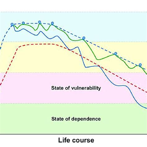Schematic Representation Of Life Course Trajectories Of Functional
