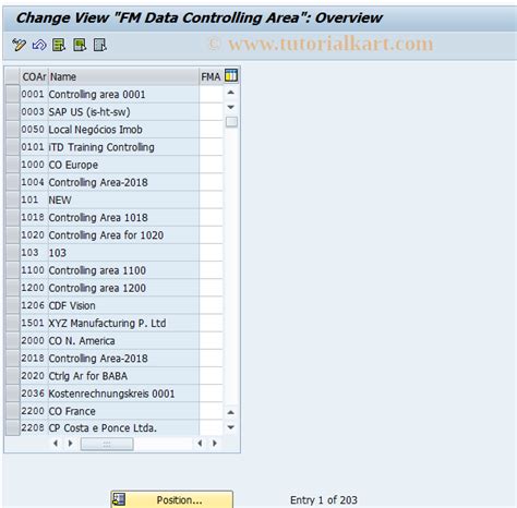 Ofc1 Sap Tcode Assign Fm Area To Co Area