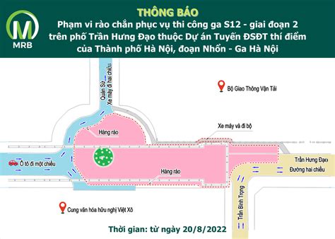 Hà Nội Sắp Rào đường Trần Hưng Đạo để Thi Công Nhà Ga Metro Báo Dân Trí