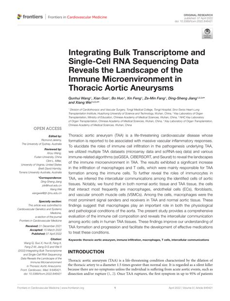 Pdf Integrating Bulk Transcriptome And Single Cell Rna Sequencing