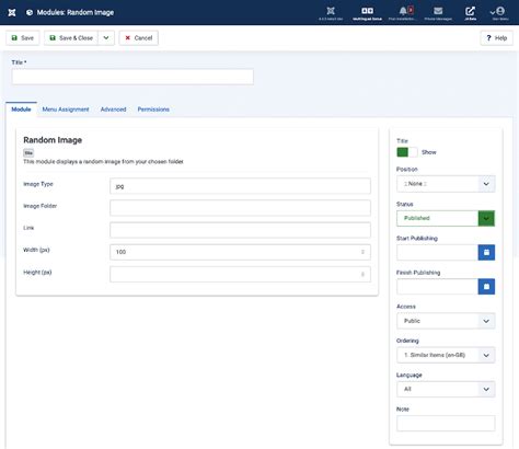 help5 x site modules random image joomla documentation