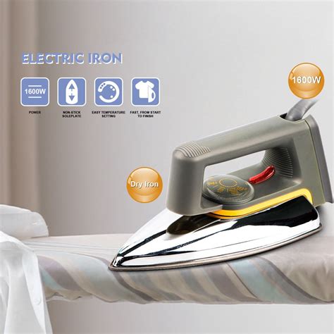 Raf Electric Iron R1108 Professional Dry Iron With Non‑stick