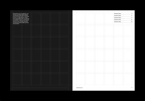 Architecture And Photography US Letter Grid System Behance Behance