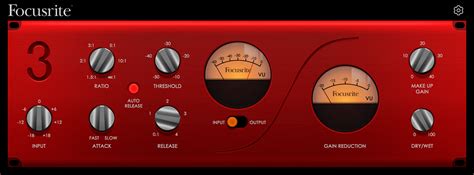 using the red plugin suite s red 3 compressor focusrite user guides